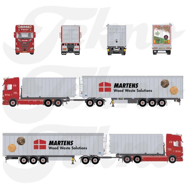 SCANIA NGS 420 LZV CONTAINERWAGEN +WALKING FLOOR MARTENS B.V. - Ton Toys