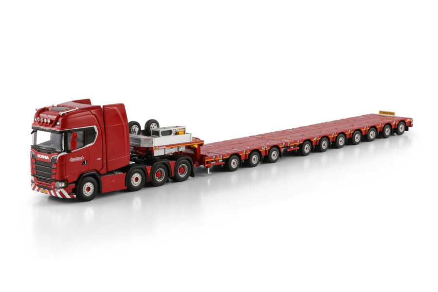 Nooteboom Red Line; SCANIA S HIGHLINE CS | WSI Models - Ton Toys